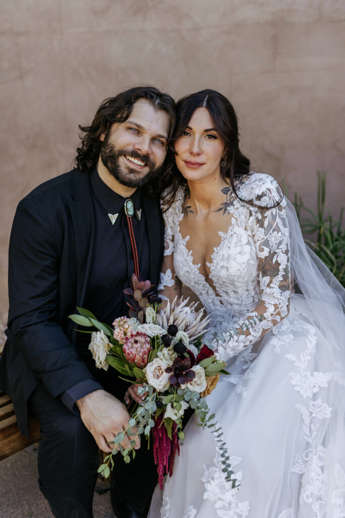 Alternative Southwestern Film Desert Wedding